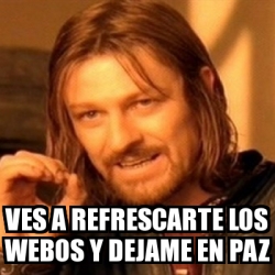 Memegenerator Boromir - Crear meme Boromir - Hacer meme de Boromir