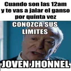 Meme Personalizado - JOVEN JHONNEL - 29699301