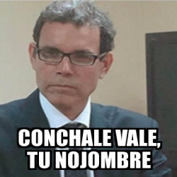 Meme Personalizado - conchale vale, tu nojombre - 29810542