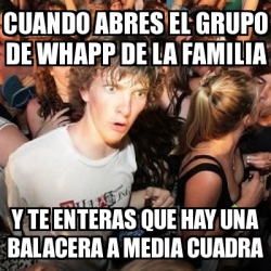 Meme Sudden Realization Ralph - Cuando abres el grupo de whapp de la ...