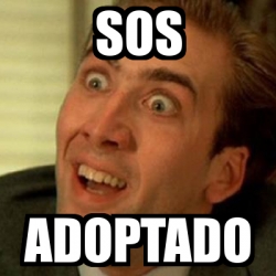 Meme No me digas - sos adoptado - 3015081