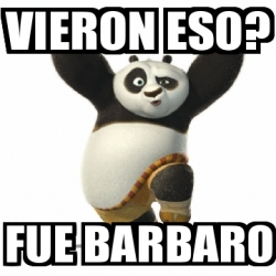 Meme Personalizado - vieron eso? fue barbaro - 3182788