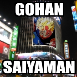 Meme Personalizado - gohan saiyaman - 3248399
