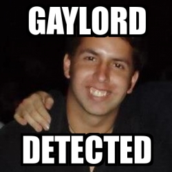 Meme Personalizado - Gaylord detected - 3336259
