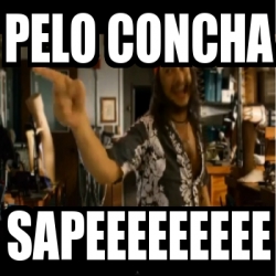 Meme Personalizado - pelo concha sapeeeeeeeee - 3526564
