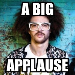 Meme Personalizado - a big applause - 3712881