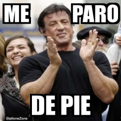 Meme Personalizado - me paro de pie - 3808875