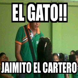 Meme Personalizado - el gato!! Jaimito el cartero - 3837654