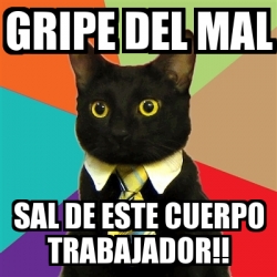 Meme Business Cat - gripe del mal sal de este cuerpo trabajador!! - 3940807