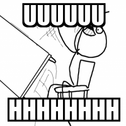 Meme Desk Flip Rage Guy - uuuuuu hhhhhhhh - 3958727