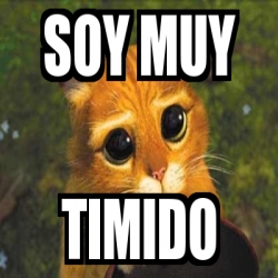 Meme Personalizado - soy muy timido - 3990900