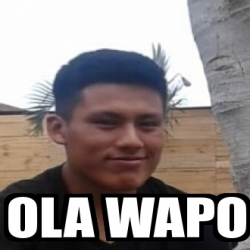 Meme Personalizado - ola wapo - 30134393