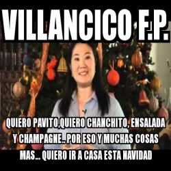 Meme Personalizado - villancico f.p. quiero pavito,quiero chanchito ...