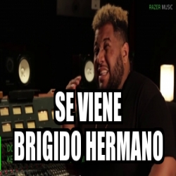 Meme Personalizado - se viene brigido hermano - 30025738