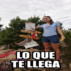 Meme Personalizado - lo que te llega - 30028610