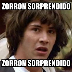 Meme Keanu Reeves - zorron sorprendido zorron sorprendido - 30443859