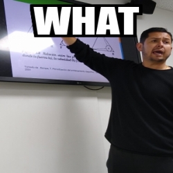 Meme Personalizado - What - 30454434