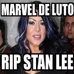 Meme Personalizado - Marvel de luto Rip Stan Lee - 30059128