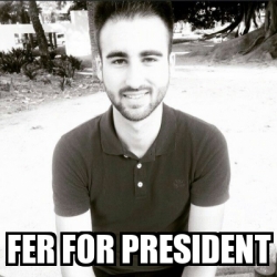 Meme Personalizado - Fer for president - 30512606