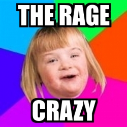Meme Retard Girl - The rage Crazy - 30593359