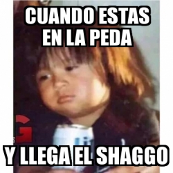Meme Personalizado - Cuando estas en la peda Y llega el shaggo - 30063681