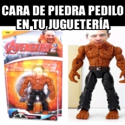 Meme Personalizado - Cara de piedra Pedilo en tu jugueterÃ­a - 30619149