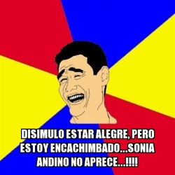 Meme Yao Ming - disimulo estar alegre, pero estoy encachimbado...sonia ...