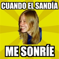 Meme Trologirl - CUANDO EL SANDÃ A ME SONRÃ E - 30701950