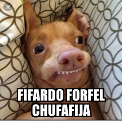 Meme Personalizado - Fifardo forfel chufafija - 30767868