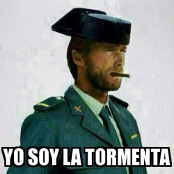 Meme Personalizado - yo soy la tormenta - 30791781
