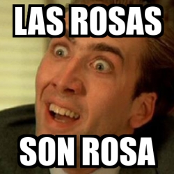 Meme No me digas - las rosas SON ROSA - 30835845