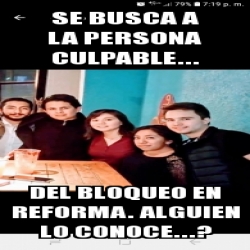 Meme Personalizado - Se busca a la persona culpable... Del bloqueo en ...