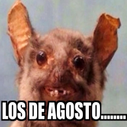 Meme Personalizado - los de agosto........ - 30847633