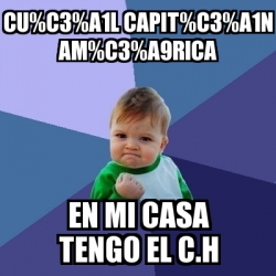 Meme Bebe Exitoso - Cu%C3%A1l Capit%C3%A1n Am%C3%A9rica En mi casa ...