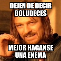 Memegenerator Boromir - Crear meme Boromir - Hacer meme de Boromir