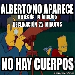 Meme Personalizado - Alberto no aparece - 30950284