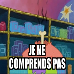 Meme Personalizado - je ne comprends pas - 30966423
