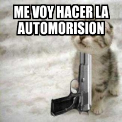 Meme Personalizado - Me voy hacer la automorision - 30980932