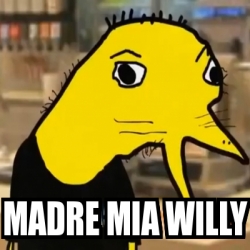 Meme Personalizado - Madre mia willy - 31115366