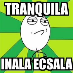 Meme Challenge Accepted - tranquila inala ecsala - 31137467