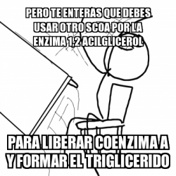 Meme Desk Flip Rage Guy - PERO TE ENTERAS QUE DEBES USAR OTRO SCOA POR ...