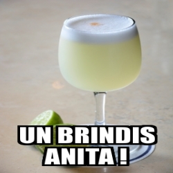 Meme Personalizado - un brindis anita ! - 31199032