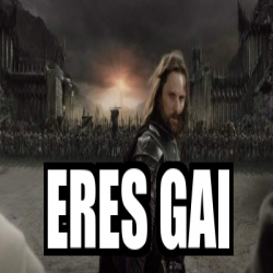 Meme Personalizado - Eres gai - 31205017