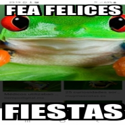 Meme Personalizado - Fea felices Fiestas - 31208687