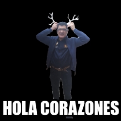 Meme Personalizado - Hola corazones - 31211999