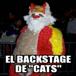 Meme Personalizado - El backstage de "Cats" - 31213798