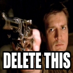 Meme Personalizado - Delete this - 31214251