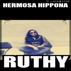 Meme Personalizado - Hermosa hippona Ruthy - 31214289