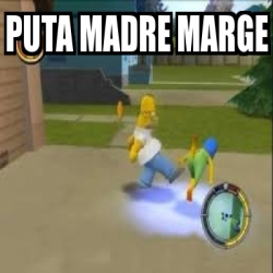 Meme Personalizado - PUTA MADRE MARGE - 31241088