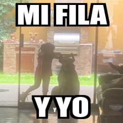 Meme Personalizado - Mi Fila y yo - 31248209